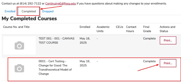 How to Access Your Certificate | Professional and Continuing Education